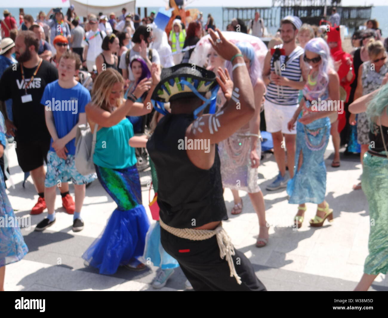 March of the Mermaids is demanding people to keep the beach clean and ...