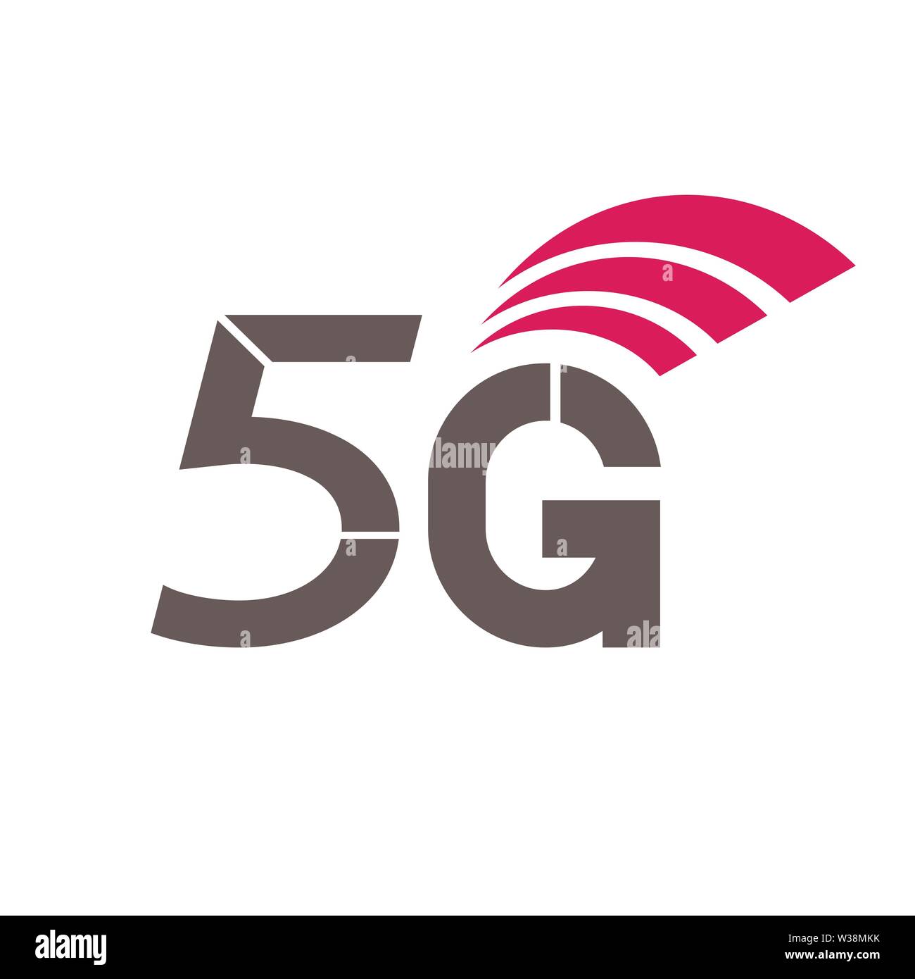 Vector sign of technology 5G network. Illustration 5g internet symbol ...