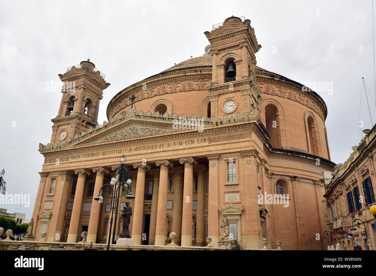 Basilica of the Assumption of Our Lady, Rotunda of Mosta, Mosta Dome, Mosta, Malta, Europe Stock ...