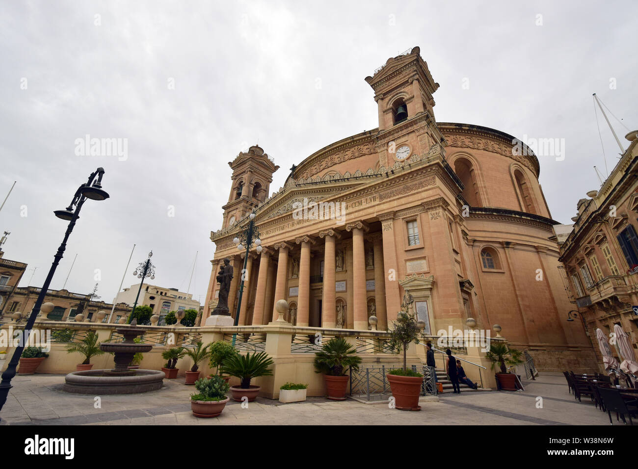 Basilica of the Assumption of Our Lady, Rotunda of Mosta, Mosta Dome, Mosta, Malta, Europe Stock ...