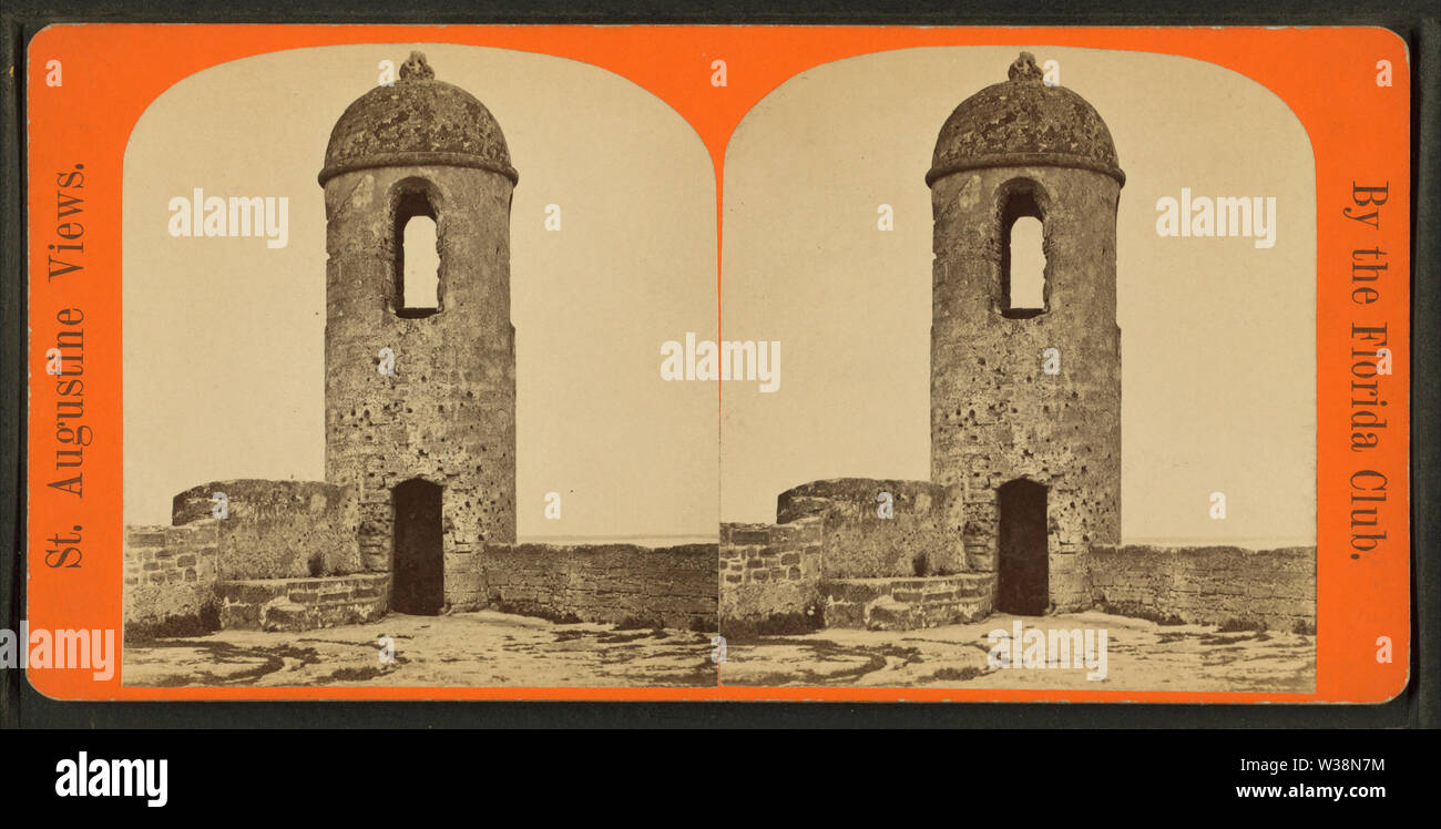 Watch Tower of Old Fort San Marco, from Robert N Dennis collection of ...