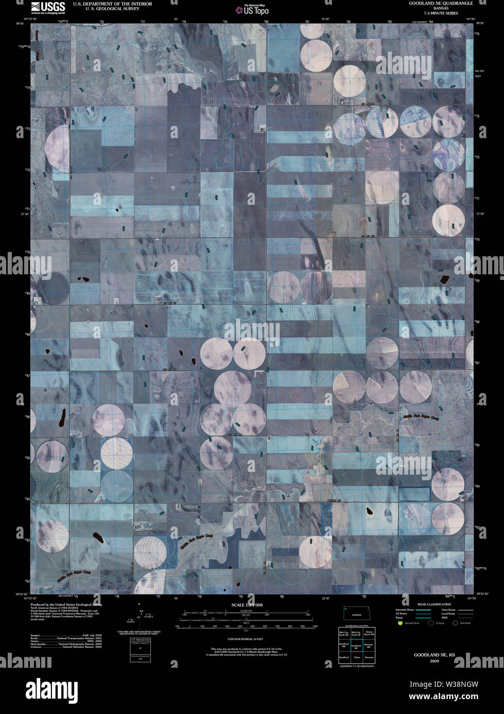 Map of goodland hi-res stock photography and images - Alamy