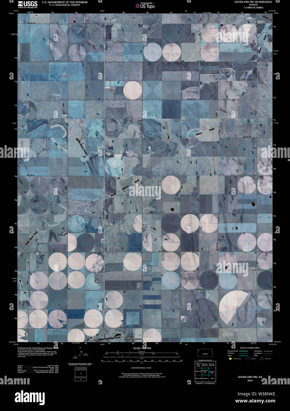 Map of goodland hi-res stock photography and images - Alamy