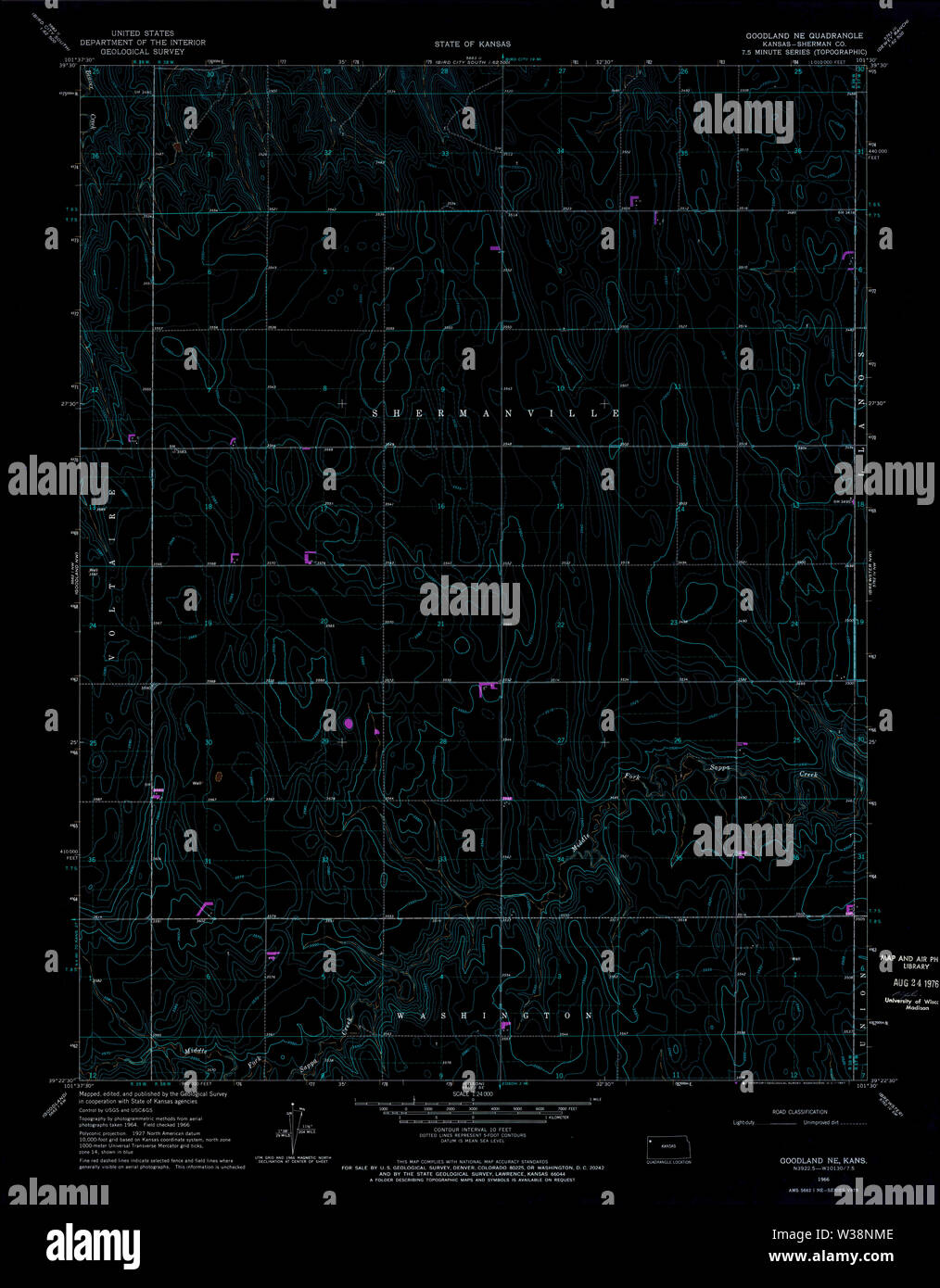Map of goodland hi-res stock photography and images - Alamy
