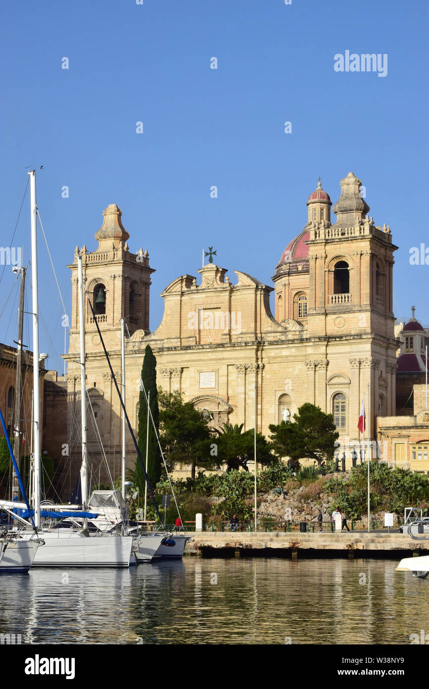 Lawrence church birgu hi-res stock photography and images - Alamy