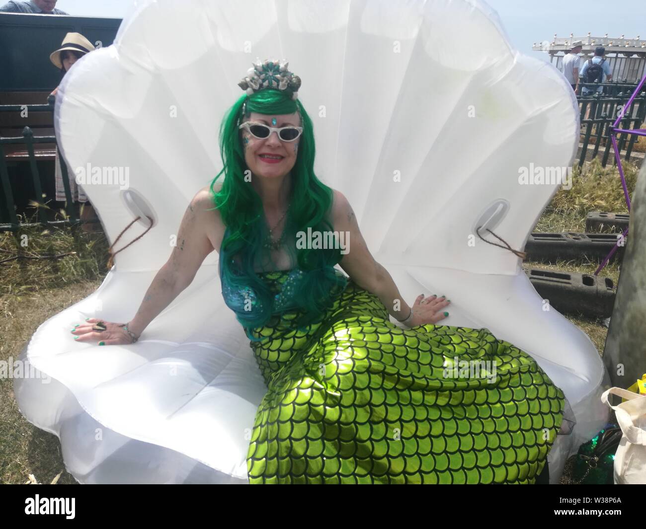 March of the Mermaids is demanding people to keep the beach clean and ...