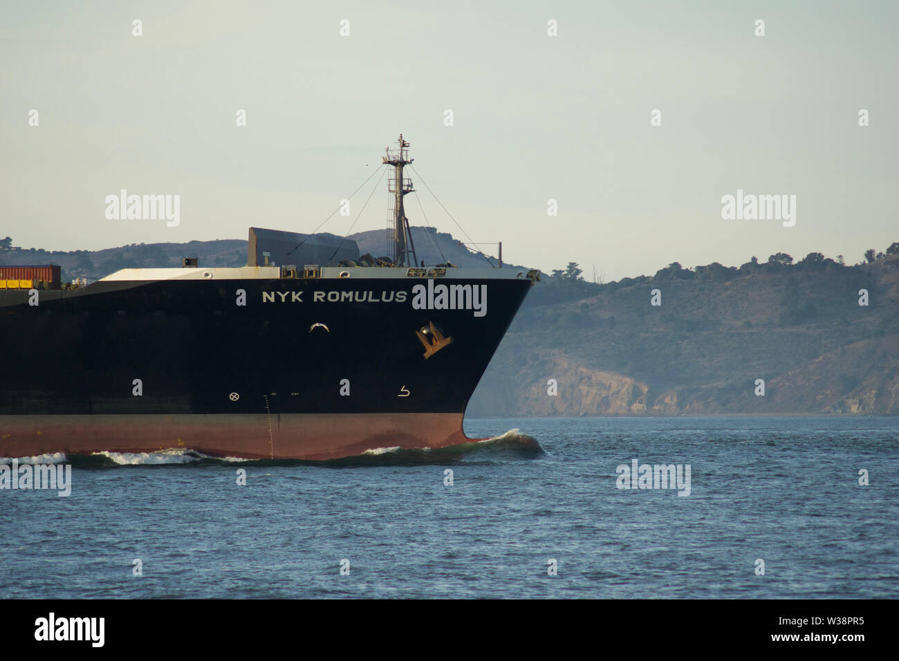 SAN FRANCISCO, CALIFORNIA, UNITED STATES - NOV 25th, 2018: Cargo Ship ...