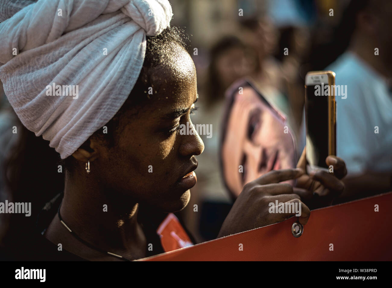 Emanuel macron mask hi-res stock photography and images - Alamy