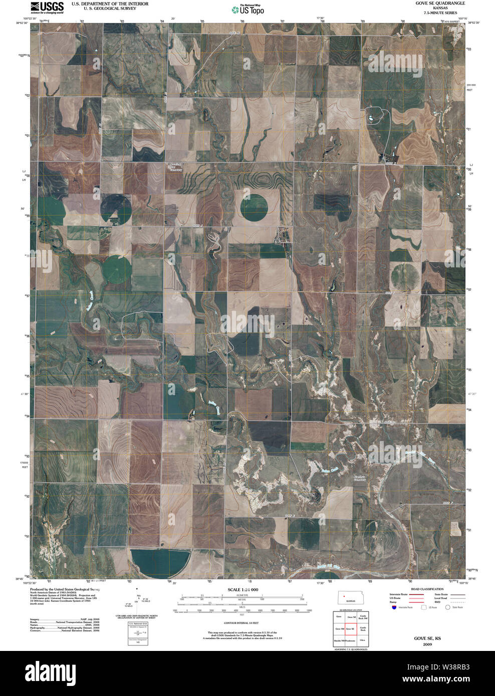 Gove kansas map hi-res stock photography and images - Alamy