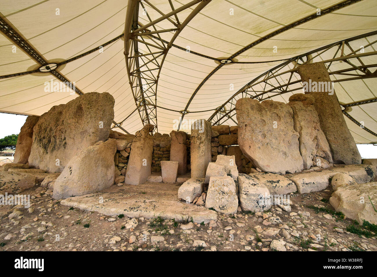 Ħaġar Qim, megalithic temple complex, Malta, Europe, UNESCO World ...