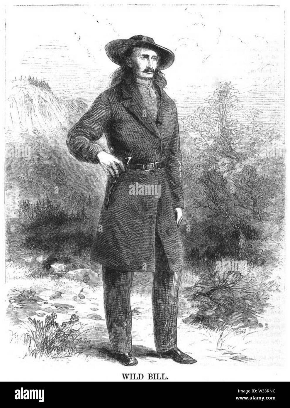 Wild bill Black and White Stock Photos & Images - Alamy