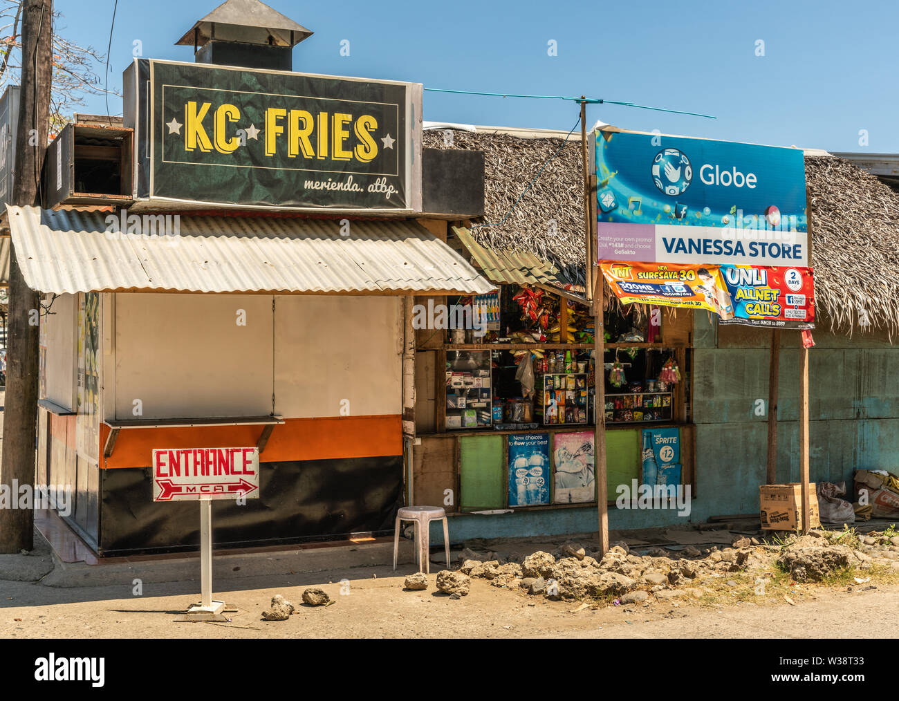 Puerto Princesa, Palawan, Philippines - March 3, 2019: Street view ...