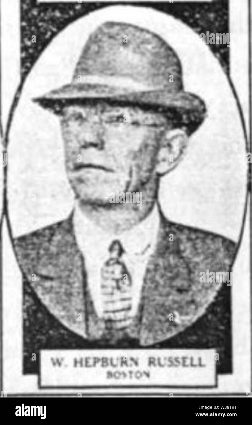 William Hepburn Russell 1911 Stock Photo - Alamy