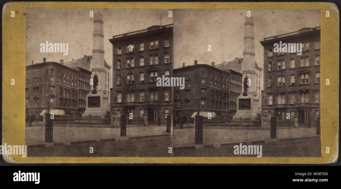 William Jenkins Worth monument 3, from Robert N Dennis collection of ...