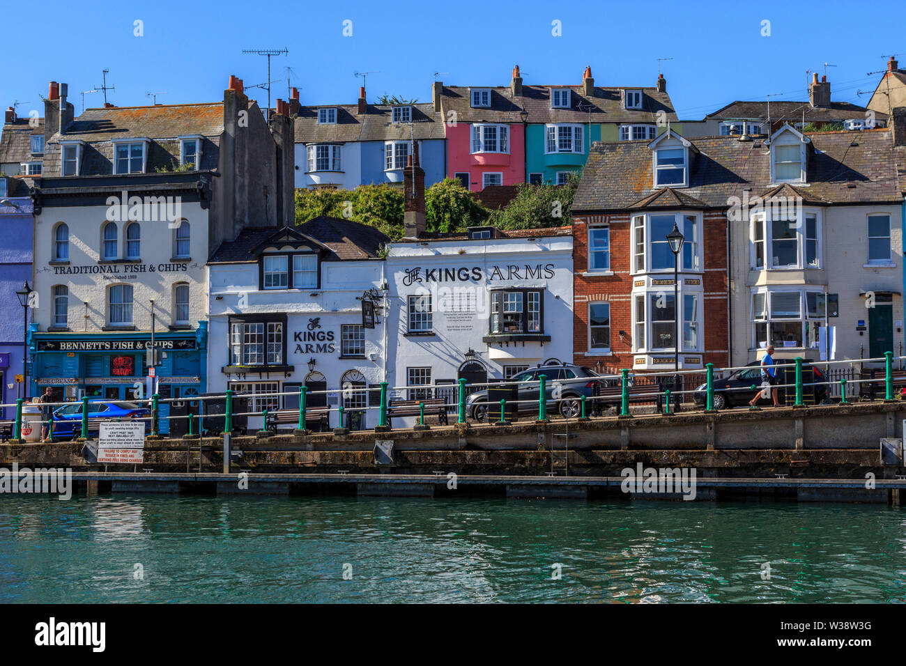 pretty harbourside houses, holiday homes,weymouth seaside town ...