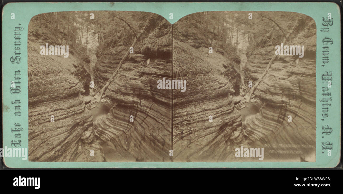 Wondrous scene, Watkins Glen, by R D Crum Stock Photo - Alamy