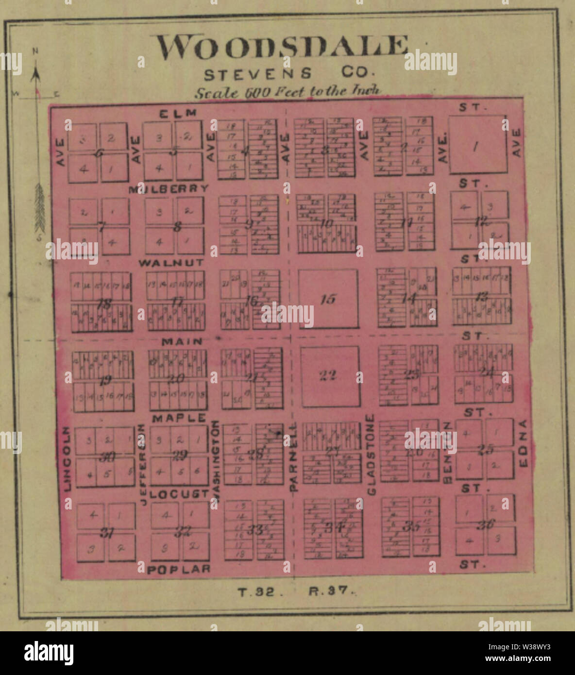 Property plat map hi-res stock photography and images - Alamy