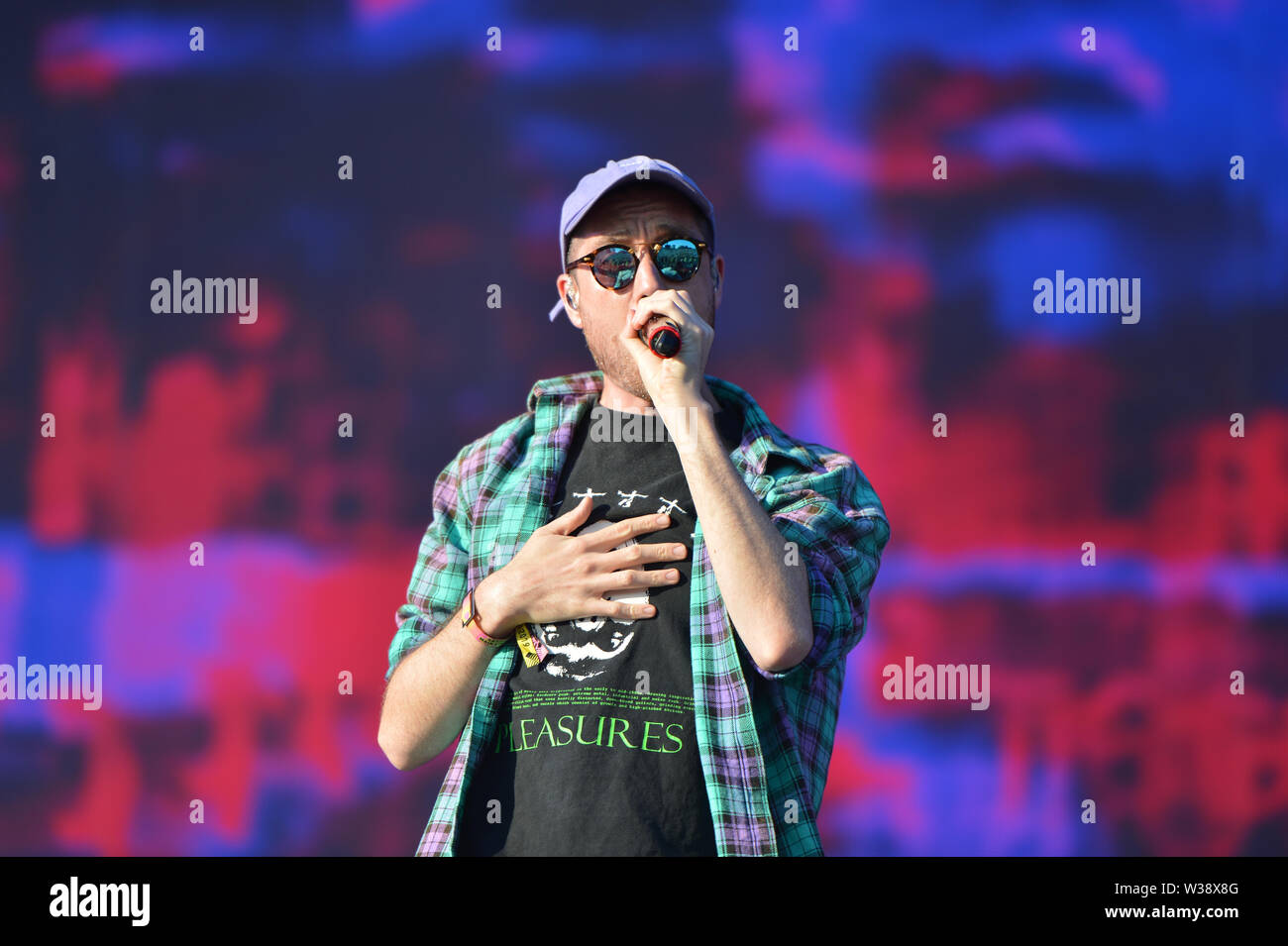 Glasgow, UK. 13 July 2019. Bastille live in Concert at TRNSMT Music ...