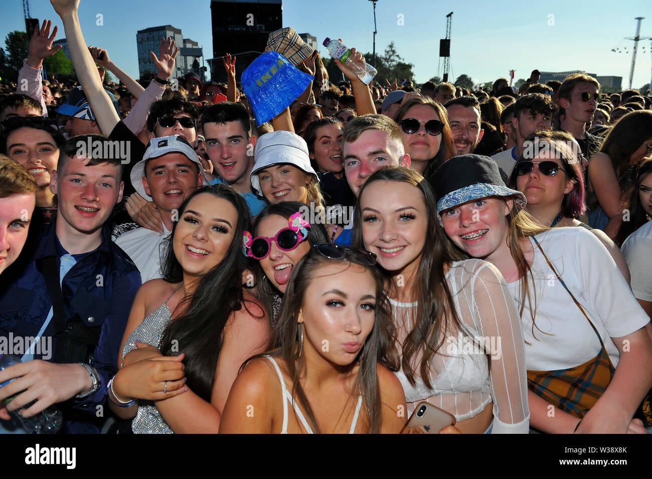 Glasgow, UK. 13 July 2019. Bastille live in Concert at TRNSMT Music ...
