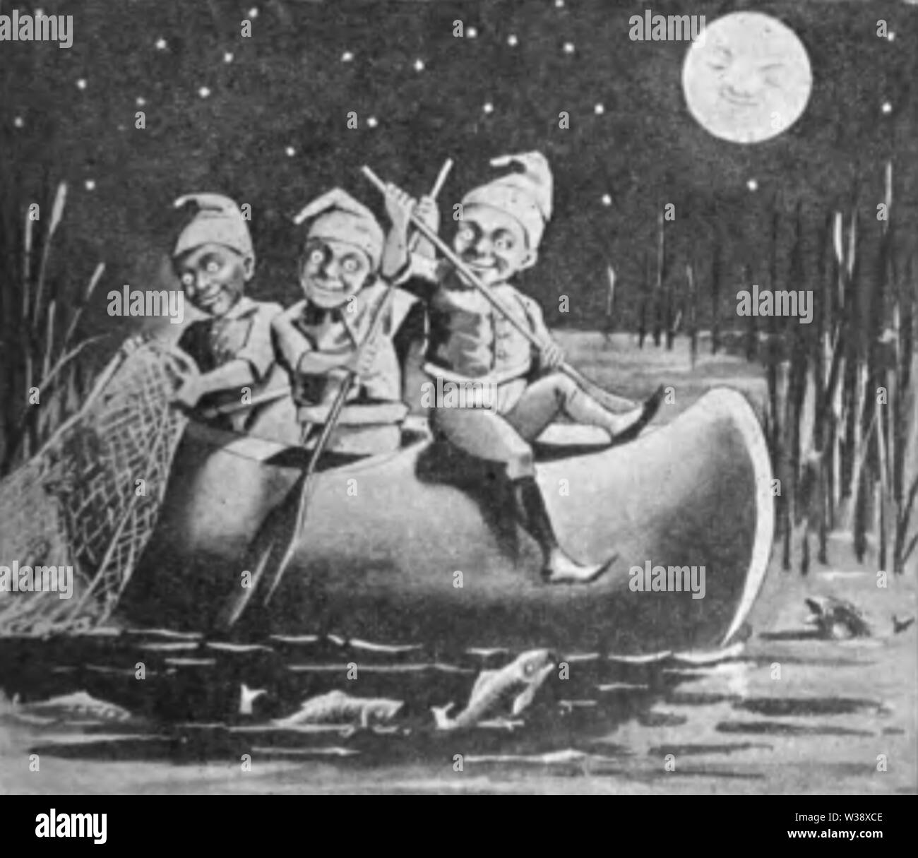 Wynken, Blynken, and Nod Stock Photo - Alamy