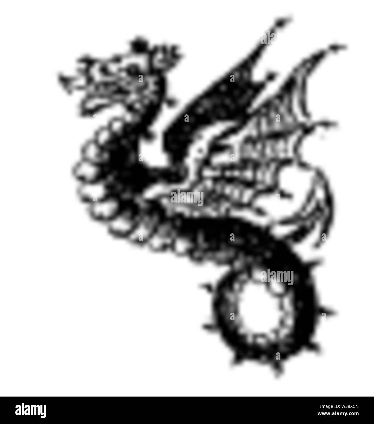 Wyvern sans legs Stock Photo - Alamy