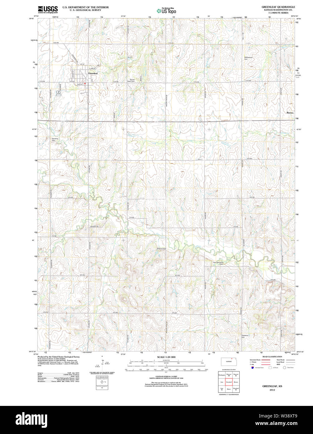 Greenleaf map Cut Out Stock Images & Pictures - Alamy