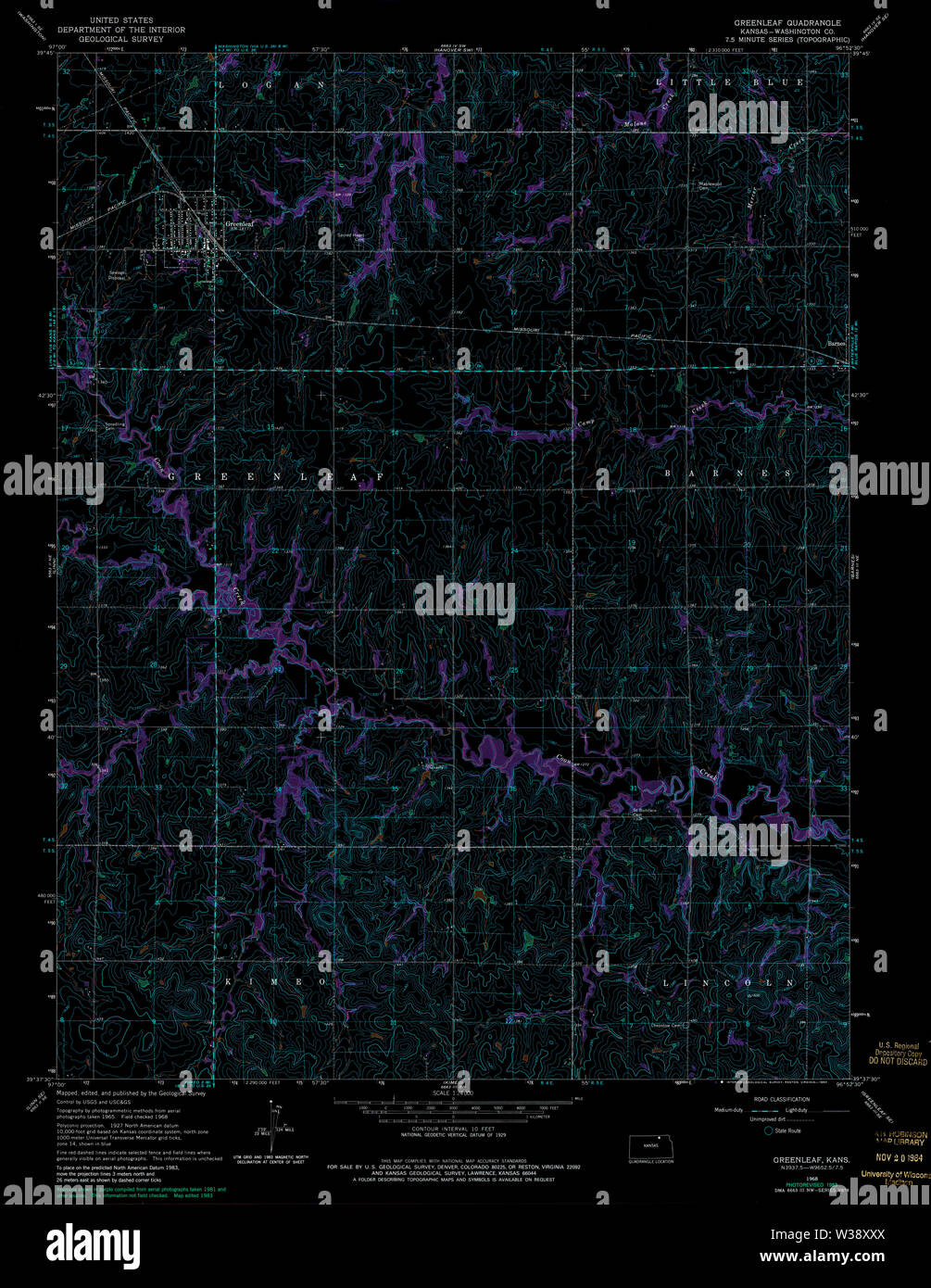Greenleaf map hi-res stock photography and images - Alamy