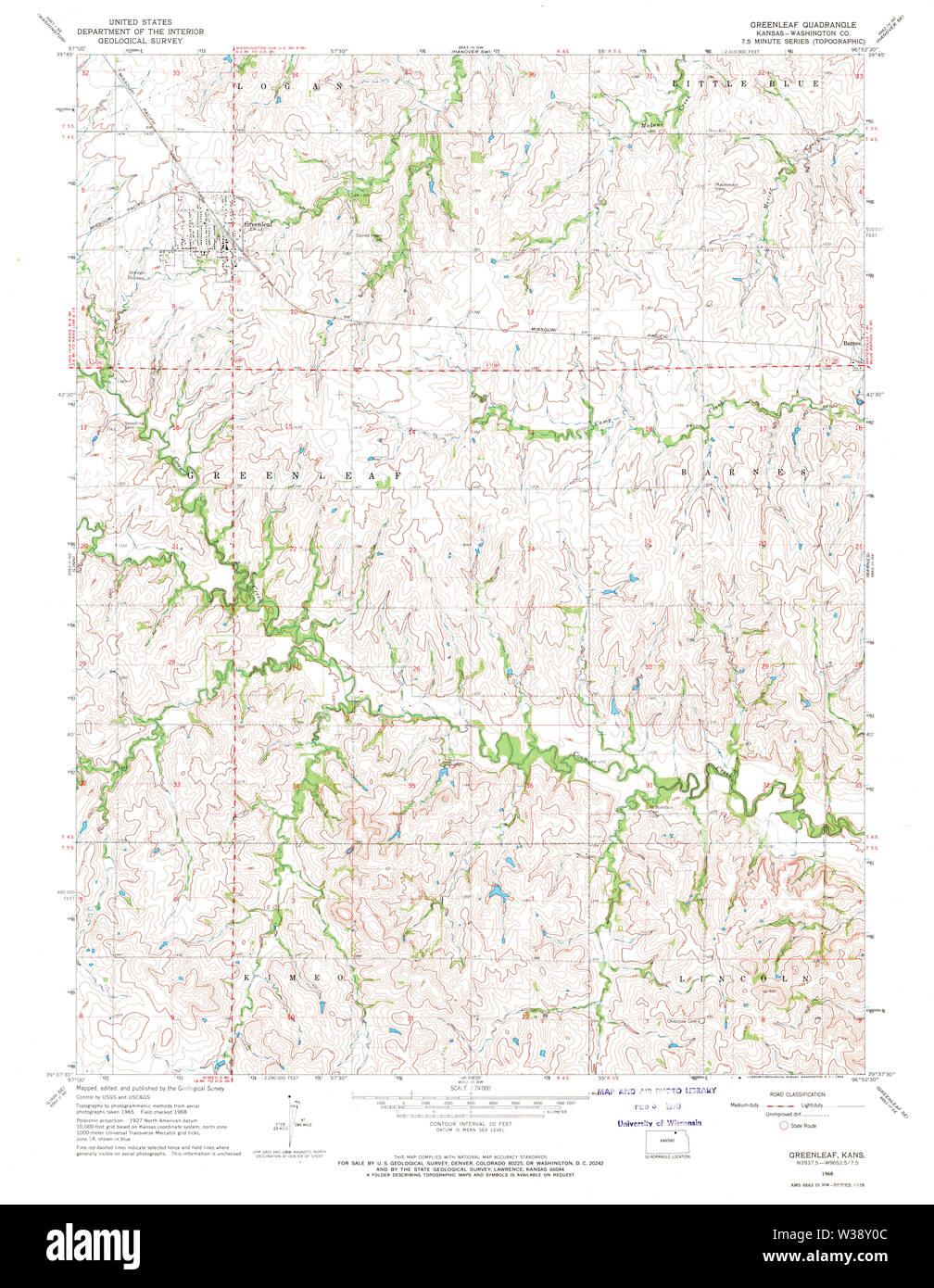 Greenleaf map Cut Out Stock Images & Pictures - Alamy