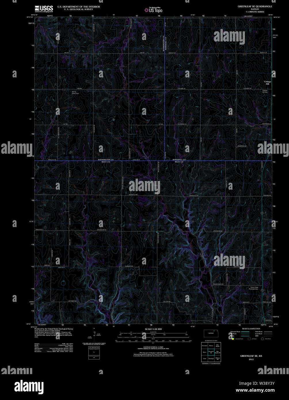 Greenleaf map hi-res stock photography and images - Alamy