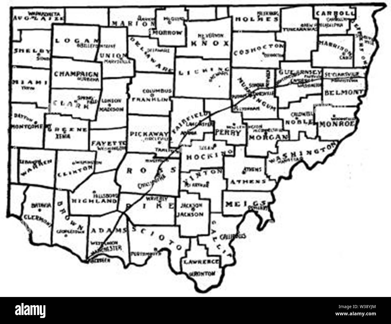 Transportation trace Cut Out Stock Images & Pictures - Alamy