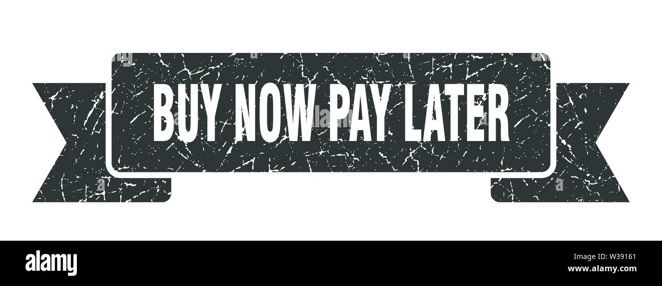 Pay later stamp Black and White Stock Photos & Images - Alamy
