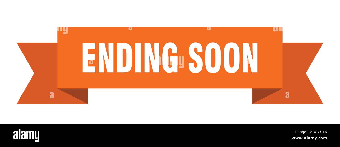 Ending soon banner Stock Vector Images - Alamy