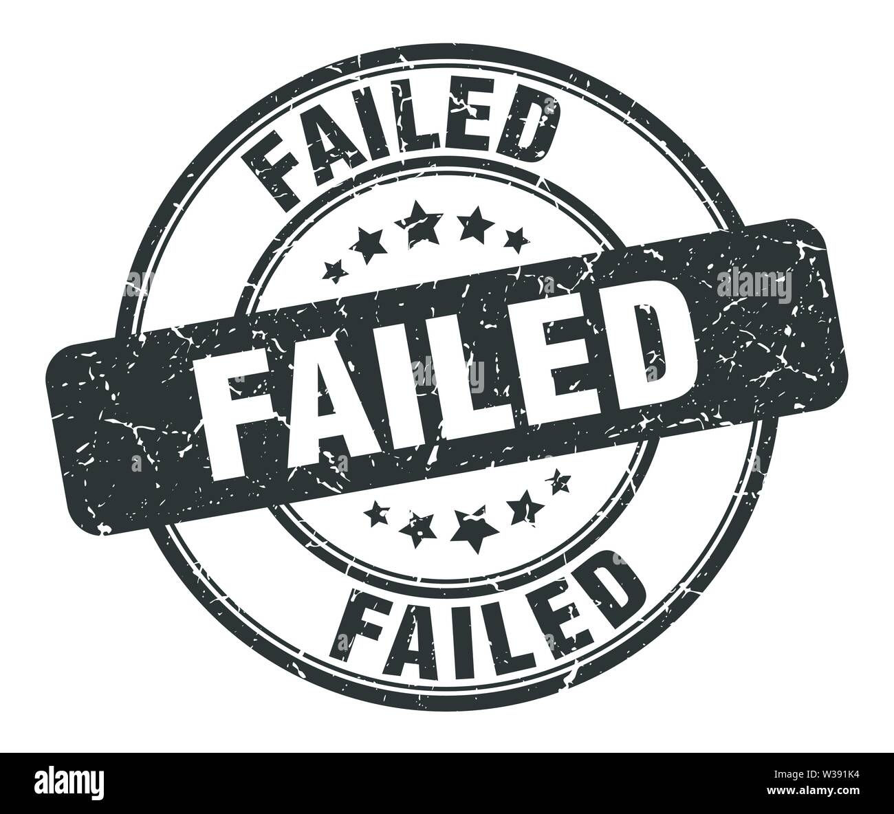 failed stamp. failed round grunge sign. failed Stock Vector Image & Art ...