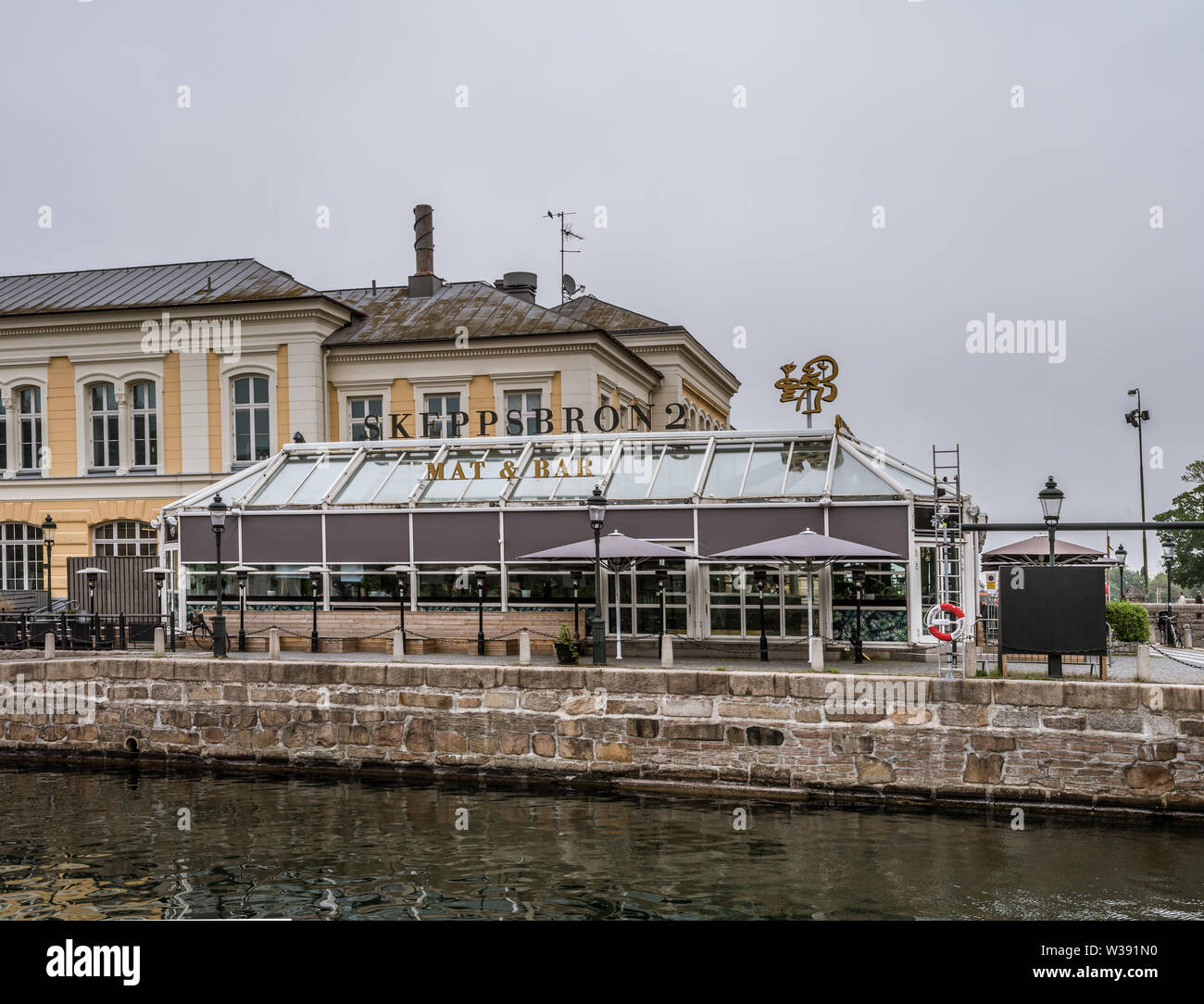 Skeppsbron, a landmark in Malmoe, Sweden, May 22, 2019 Stock Photo - Alamy