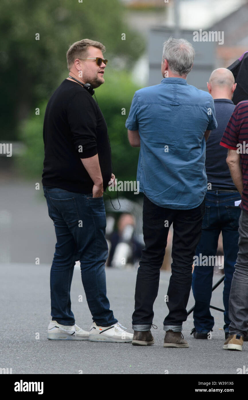 Barry, UK. 13th July, 2019. Co-writer and star James Corden who plays ...