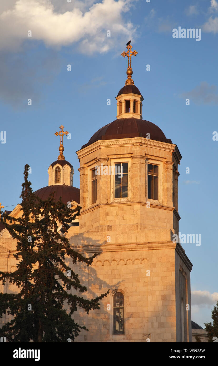 Russian Compound. Holy Trinity Cathedral in Jerusalem. Israel Stock ...