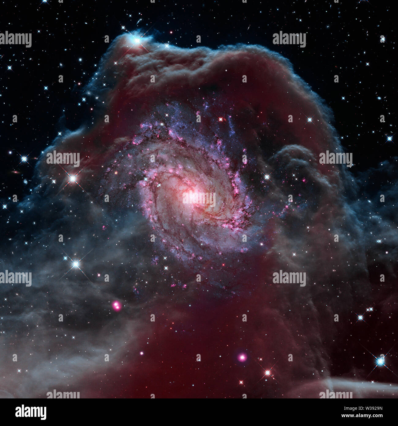 Cosmos. Abstract space wallpaper. Elements of this image furnished by ...