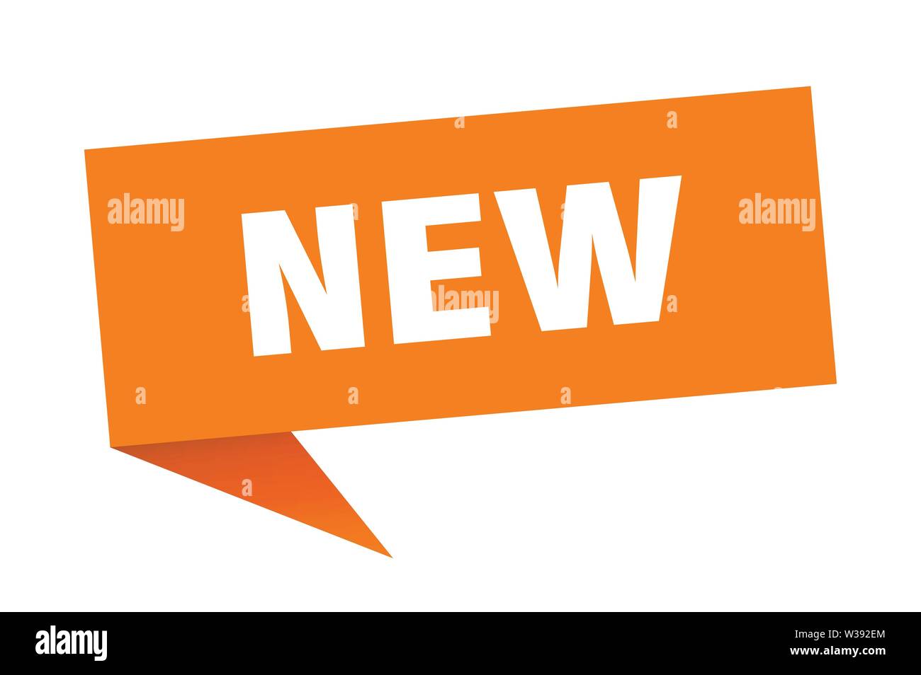 new speech bubble. new sign. new banner Stock Vector Image & Art - Alamy
