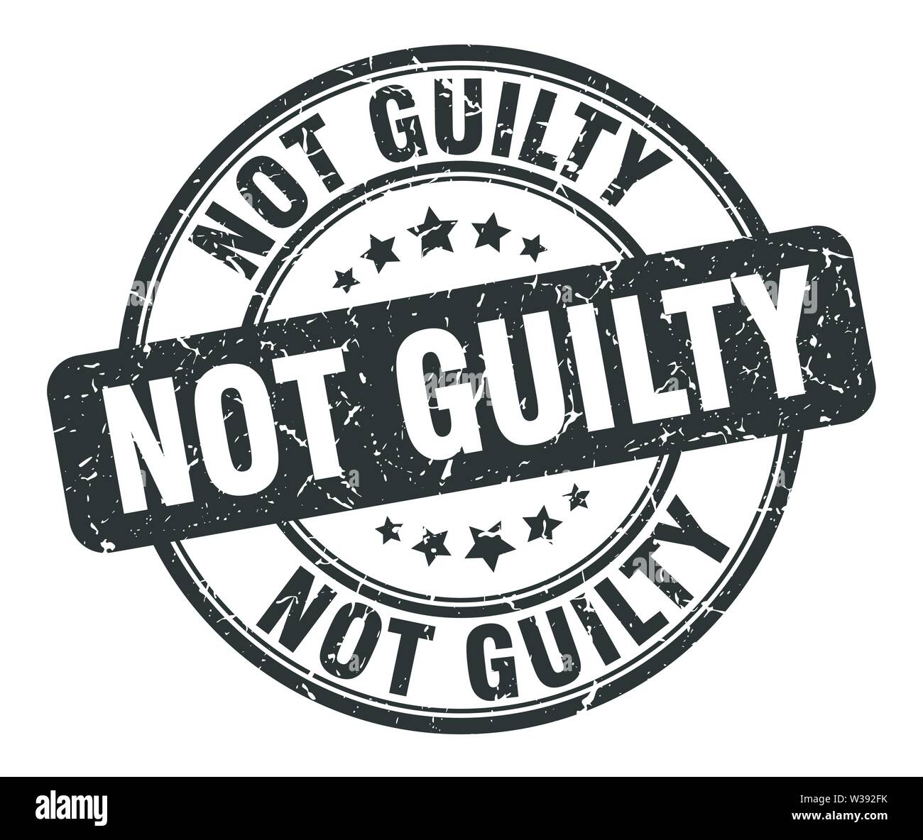 Guilty stamp Black and White Stock Photos & Images - Alamy