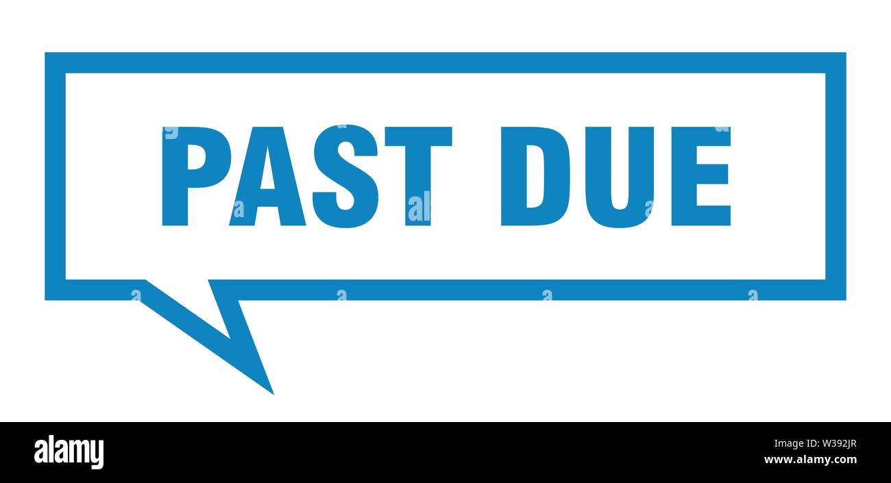 Past due word Stock Vector Images - Alamy