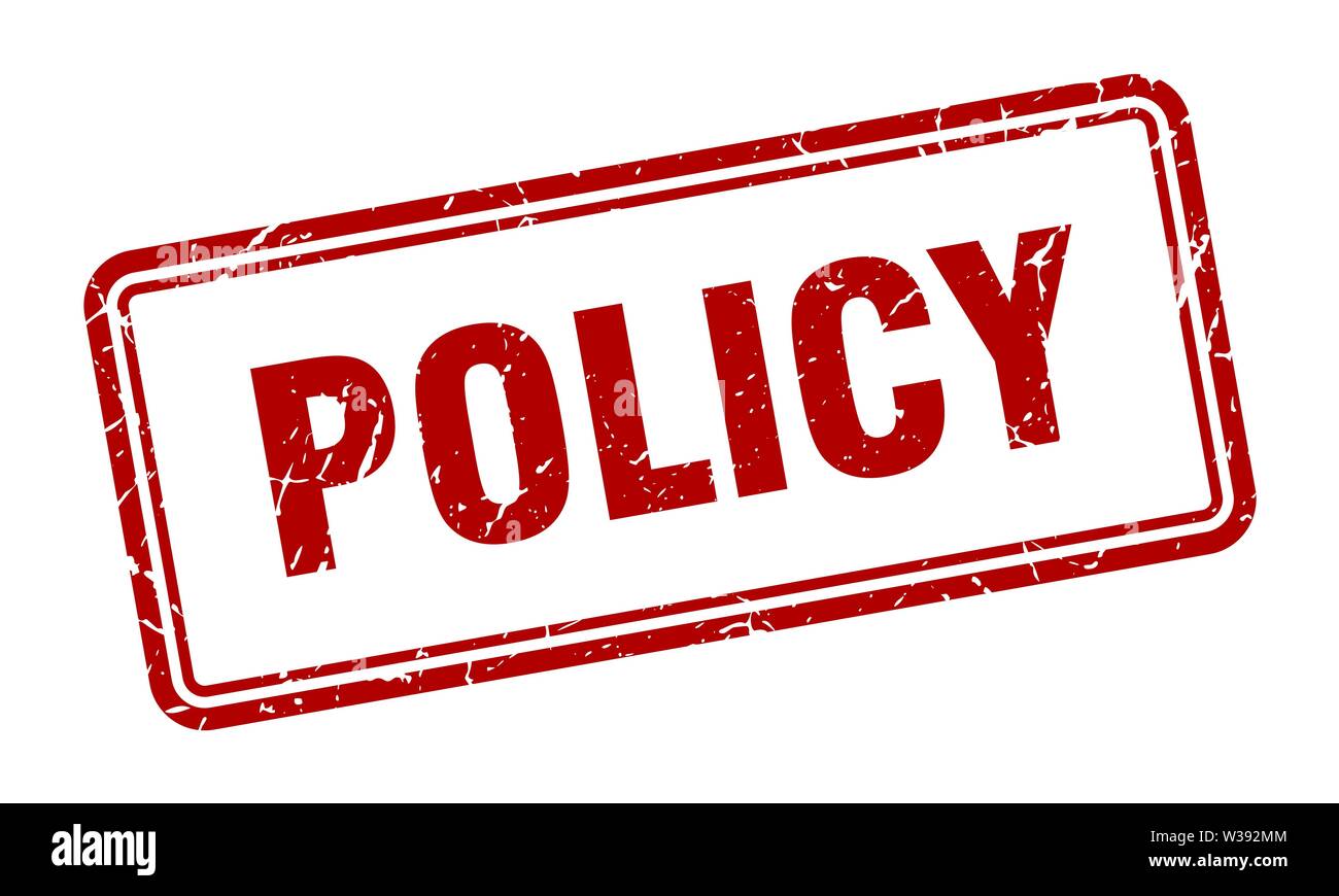 policy stamp. policy square grunge sign. policy Stock Vector Image ...