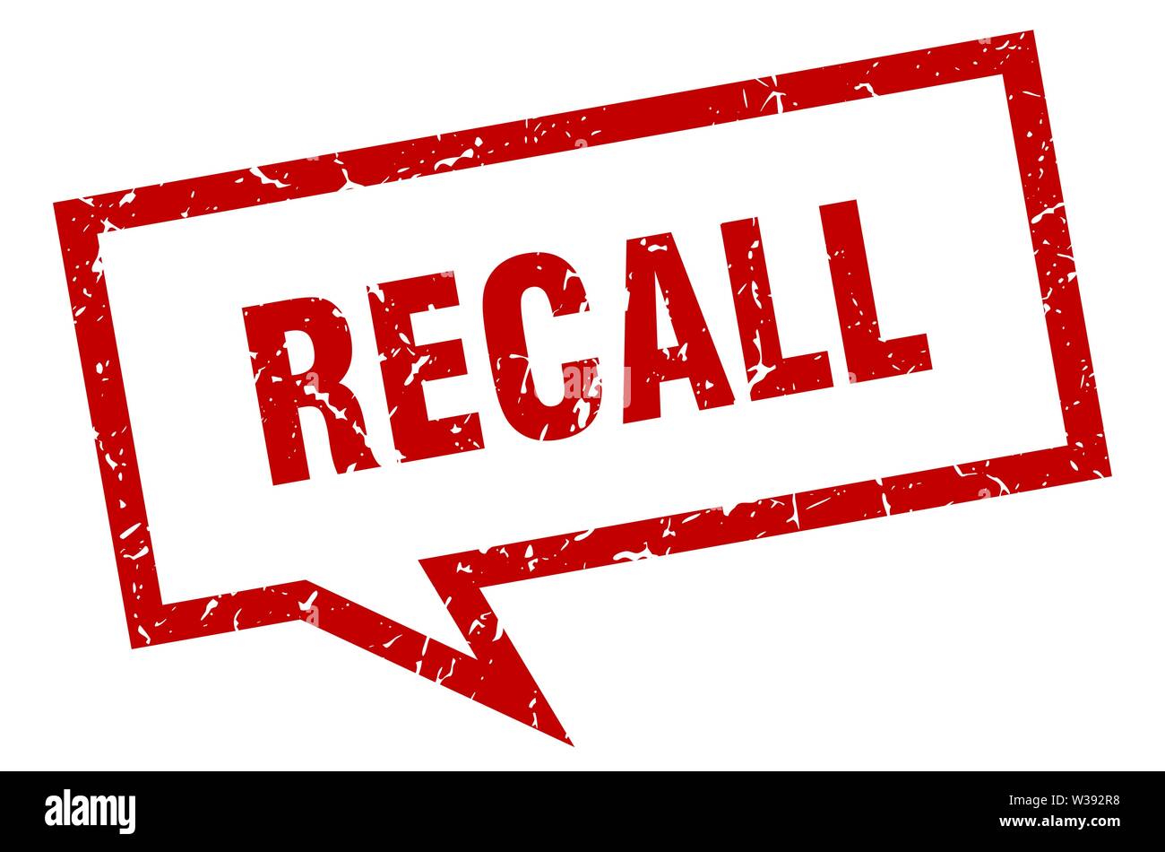 Recall word Stock Vector Images - Alamy