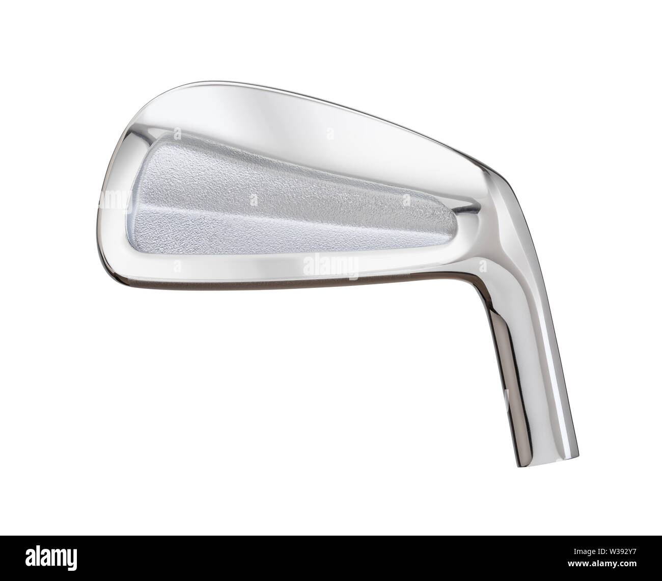 Blank Golf Club Iron Head Back Isolated on a White Background Stock ...