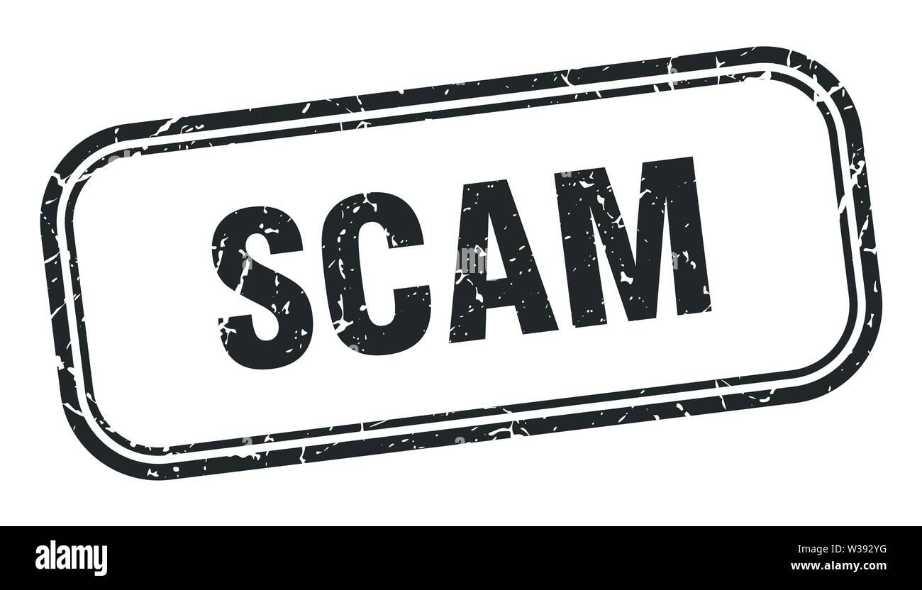 scam stamp. scam square grunge sign. scam Stock Vector Image & Art - Alamy