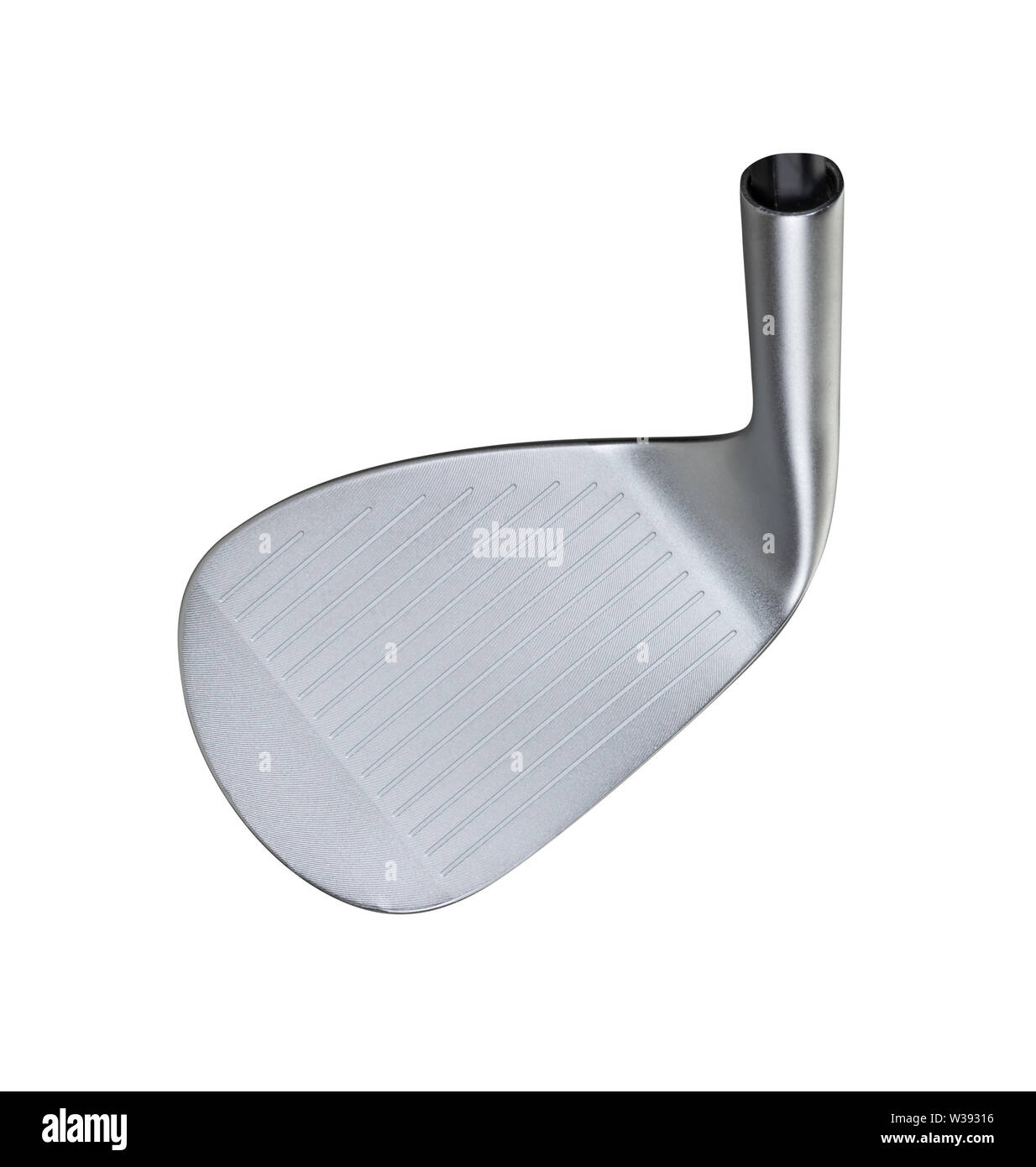 Face of Golf Club Iron Head Isolated on a White Background Stock Photo ...