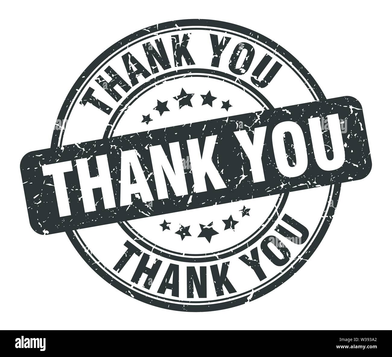 thank you stamp. thank you round grunge sign. thank you Stock Vector ...