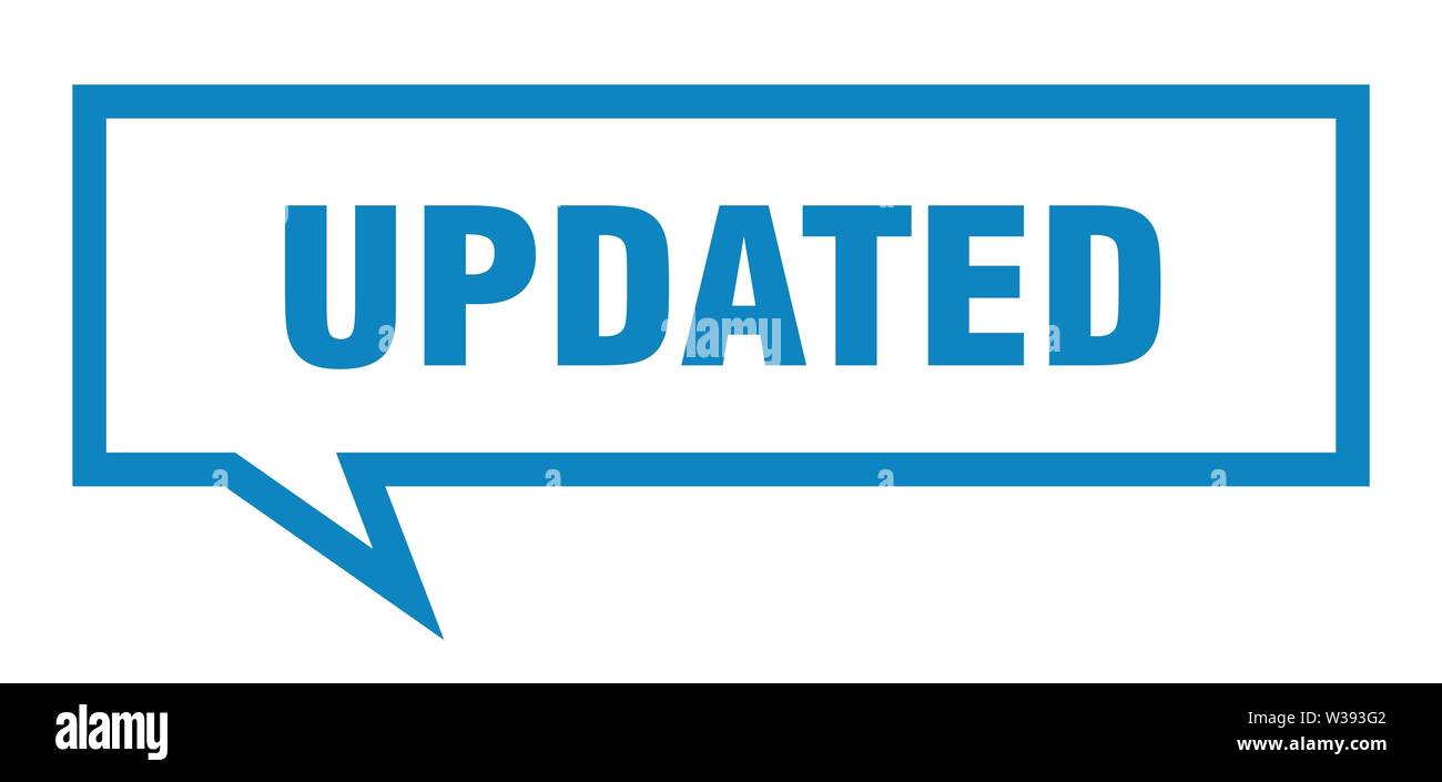 Updated word Stock Vector Images - Alamy