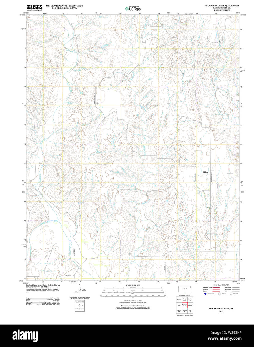 Map of hackberry hi-res stock photography and images - Alamy