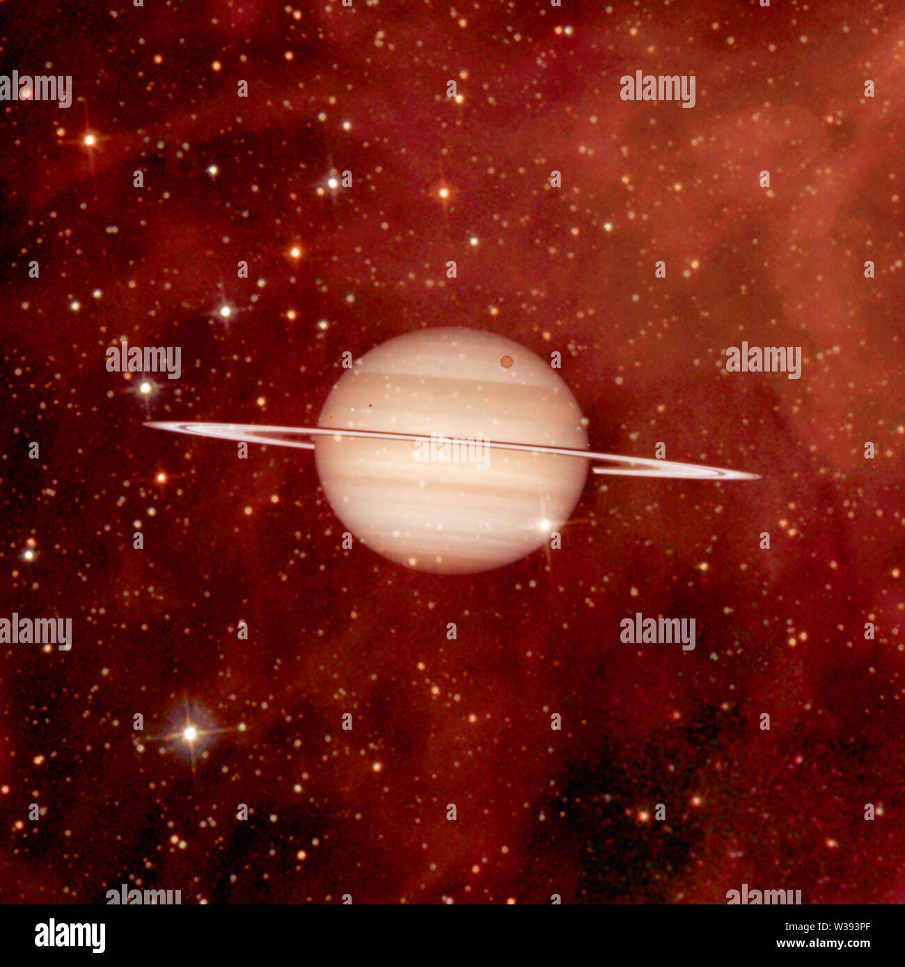Saturn. Incredibly beautiful planets, galaxies, dark and cold beauty of ...