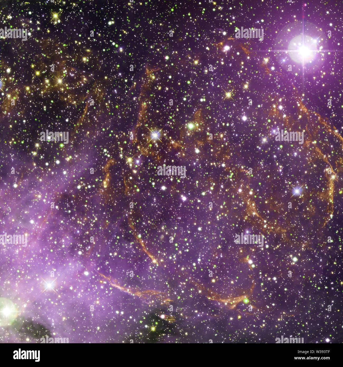 Nebula in outer space. Gas and dust clouds. Elements of this image ...